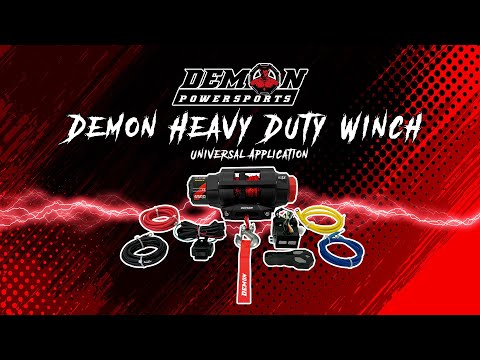 Universal Application Demon Heavy Duty Winch — Demon Powersports